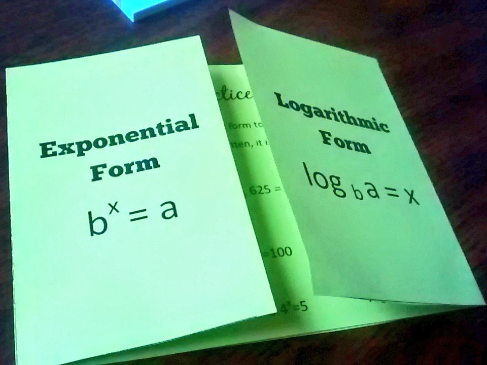 Sarah Carter on Twitter: "Today: an exponential/logarithmic form foldable and speed dating to ...