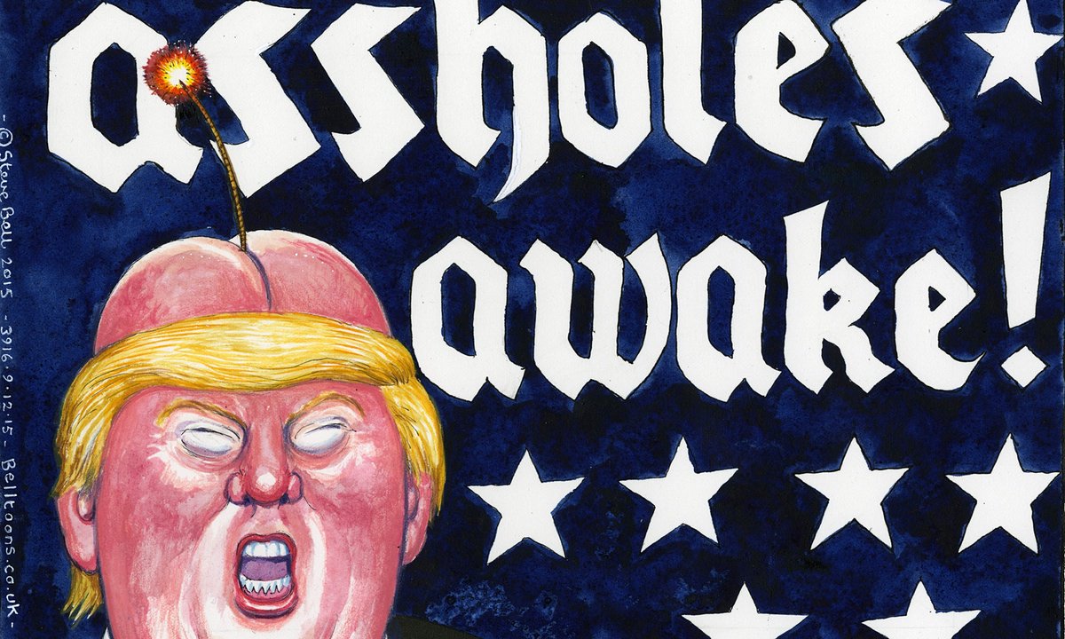 Steve Bell on Donald Trump – cartoon. | Breaking News Feed | Scoopnest