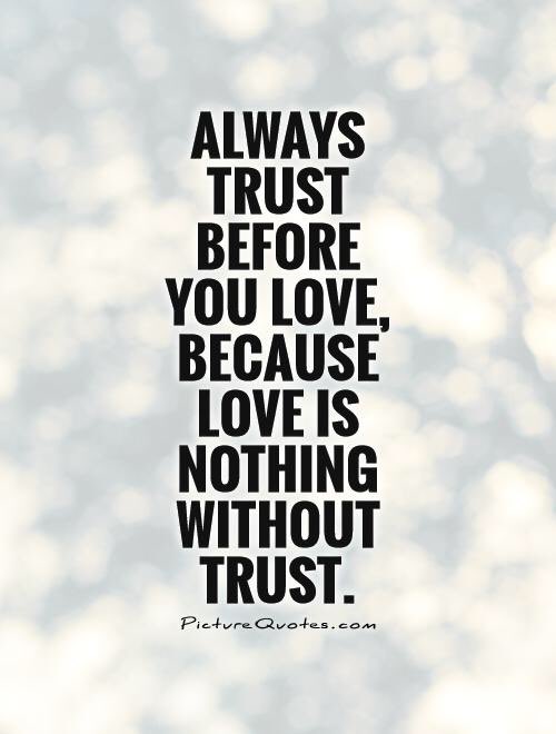 Trust In Love