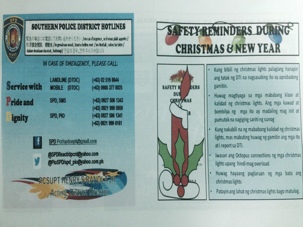Ilang araw bago ang Pasko at Bagong Taon, SpdReact todo paalala sa ... Ilang araw bago ang Pasko at Bagong Taon, SpdReact todo paalala sa ...
