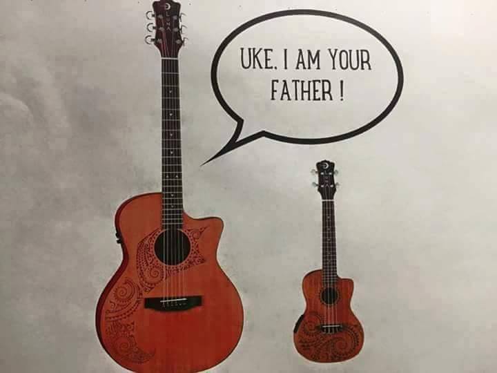 Herrin on Twitter: ""Uke, I am your father." @starwars #acousticguitar ...