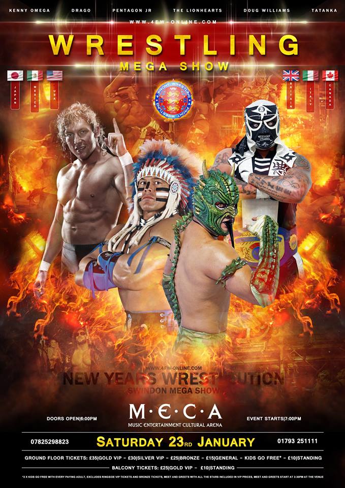 4FW New Years Wrestlution Poster Revealed and Female Japanese star ...