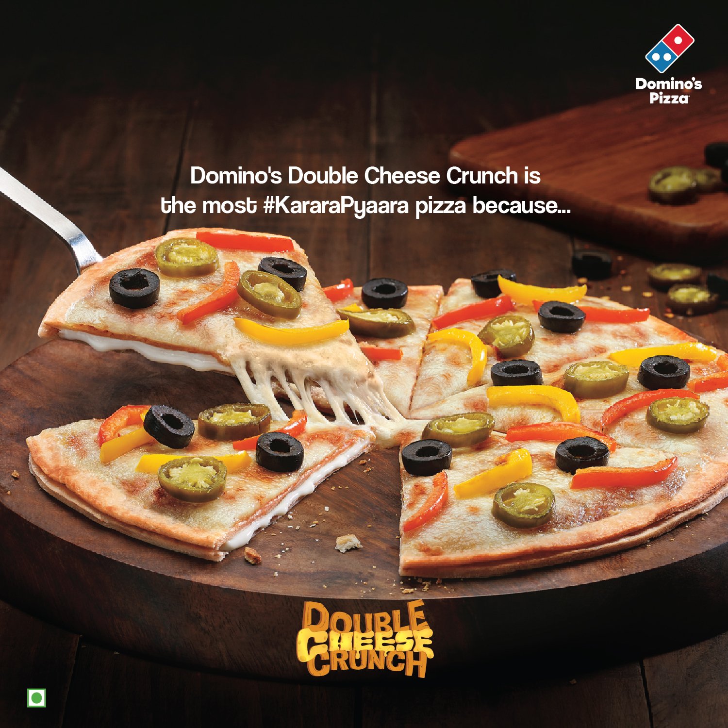 Double Cheese Pizza Dominos