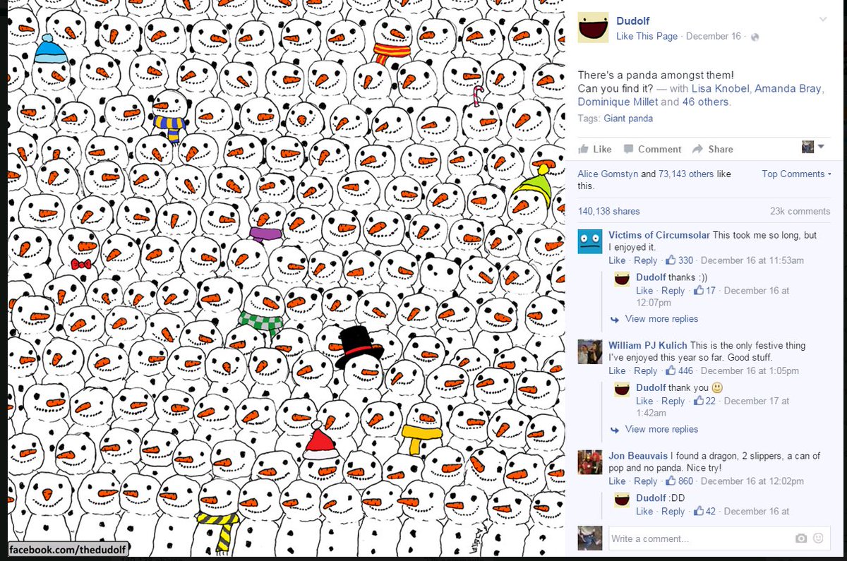 Can you find the hidden Panda? Try the social media puzzle: . RT to ...