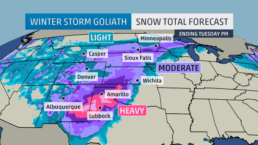 JUST IN: Winter Storm Goliath has been named. Could bring heavy snow ...