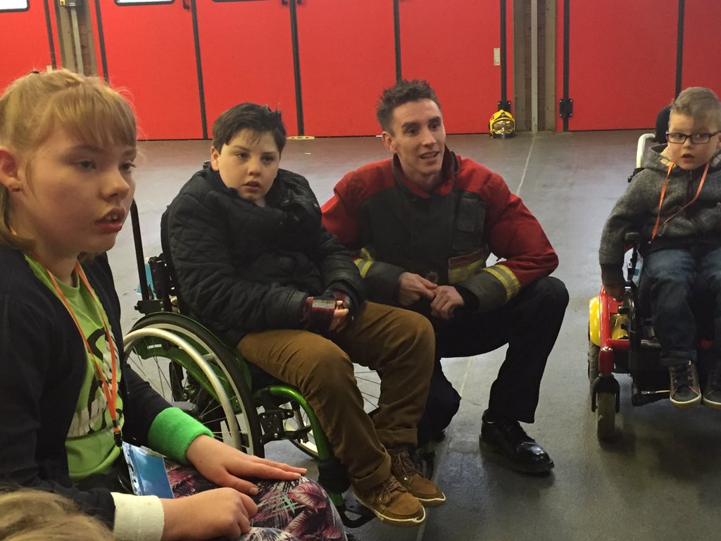 Firefighters hold safety skills session for disabled children | Central ...