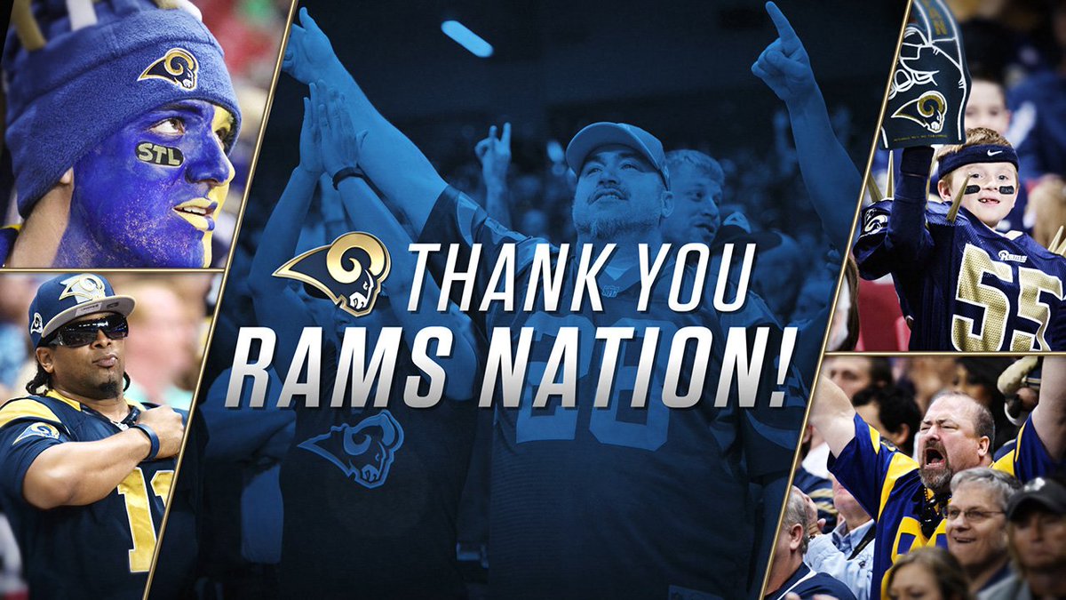 It's Fan Appreciation Day at the Edward Jones Dome! #RamsNation Thank ...