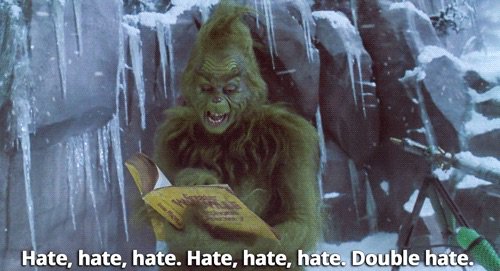 Grinch Hate Gif
