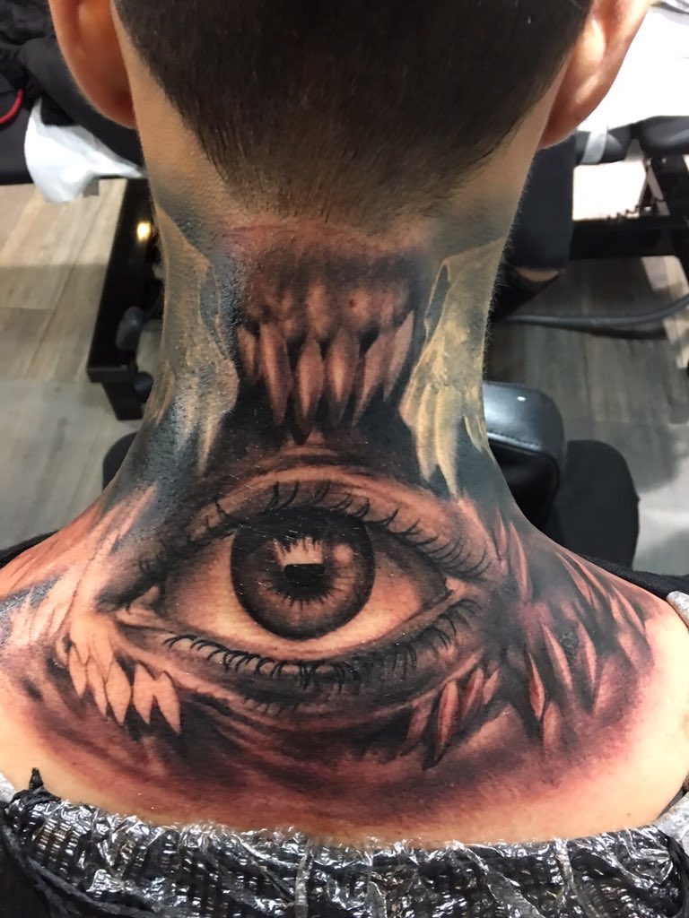 Josh Modestep Neck Tattoos