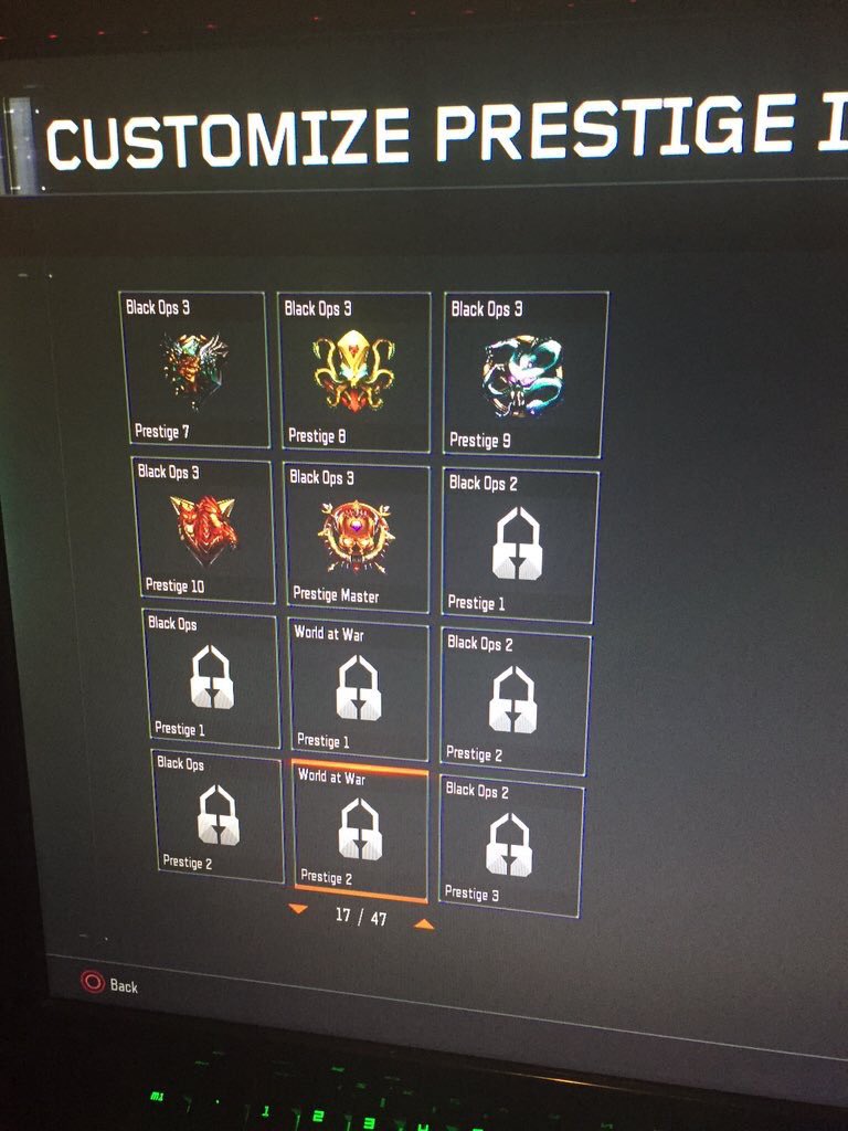 Black Ops 2 Prestige Emblems