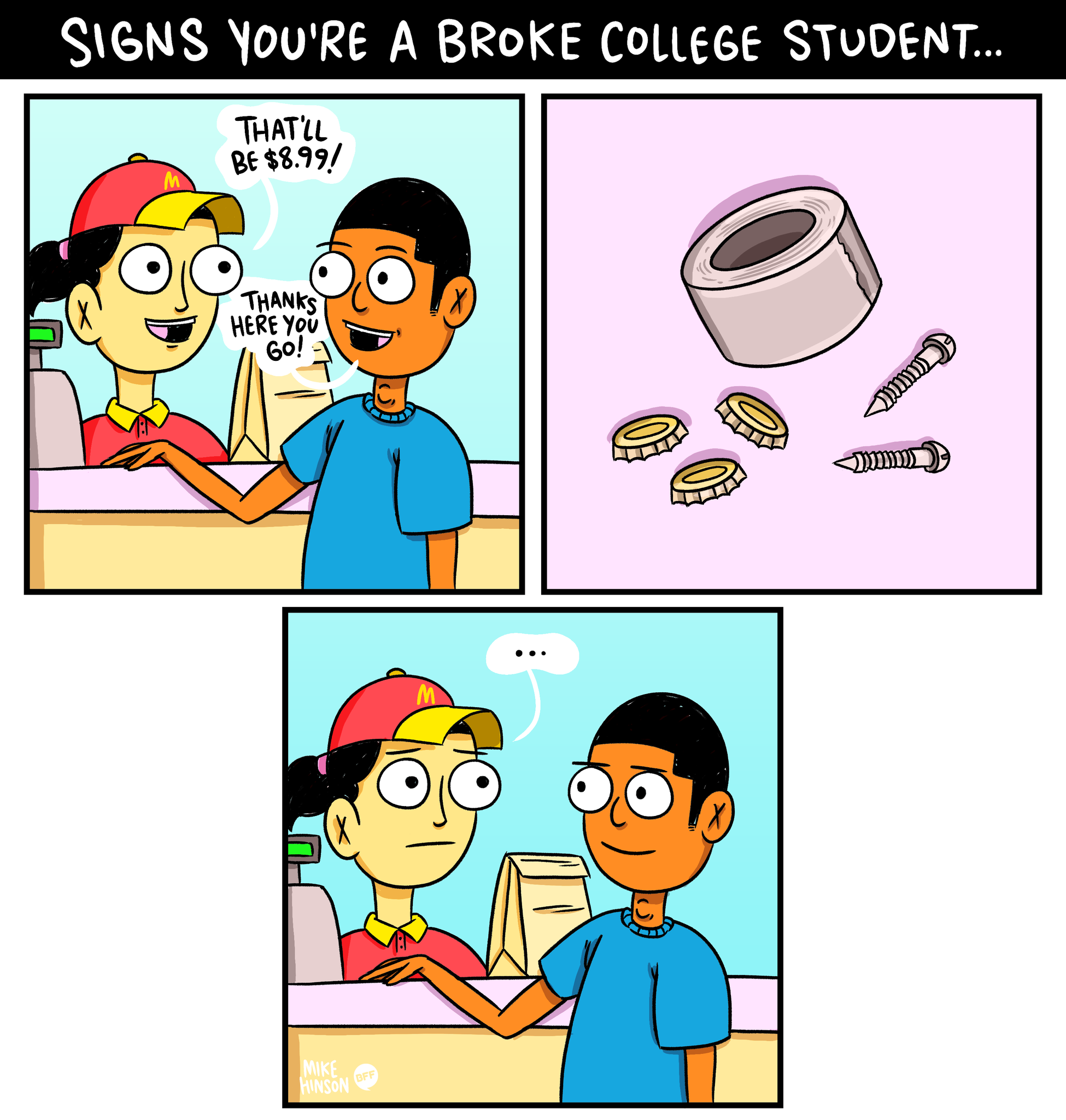 Poor College Student Meme