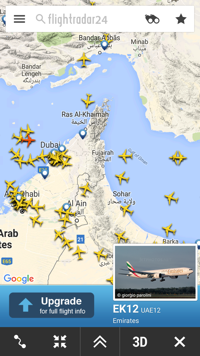 Flightradar24 Free Android app has been updated with improved search ...