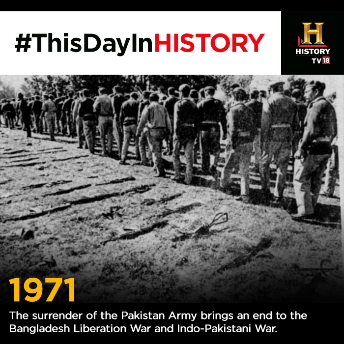 ThisDayInHISTORY 1971 - After Indian invasion of East Pakistan (now ...