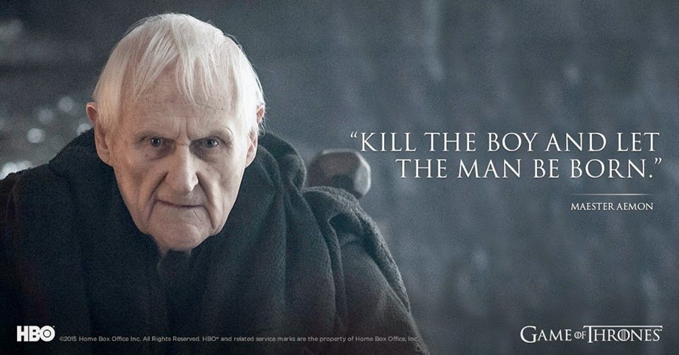 Jon Snow على X: Kill the boy, Jon Snow. Kill the boy and let the man be ...