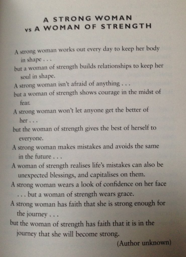 What Is A Strong Woman Poem