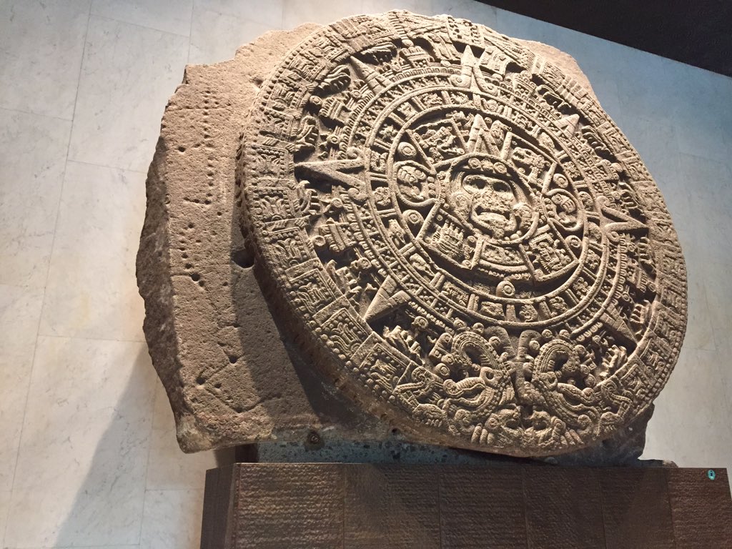 La piedra del sol actualmente se encuentra en la sala mexica del mna ...