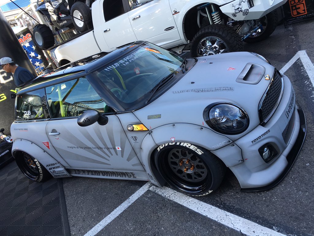 Stanced Mini Cooper Truck