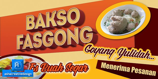 Contoh Banner Bakso - Banner aja