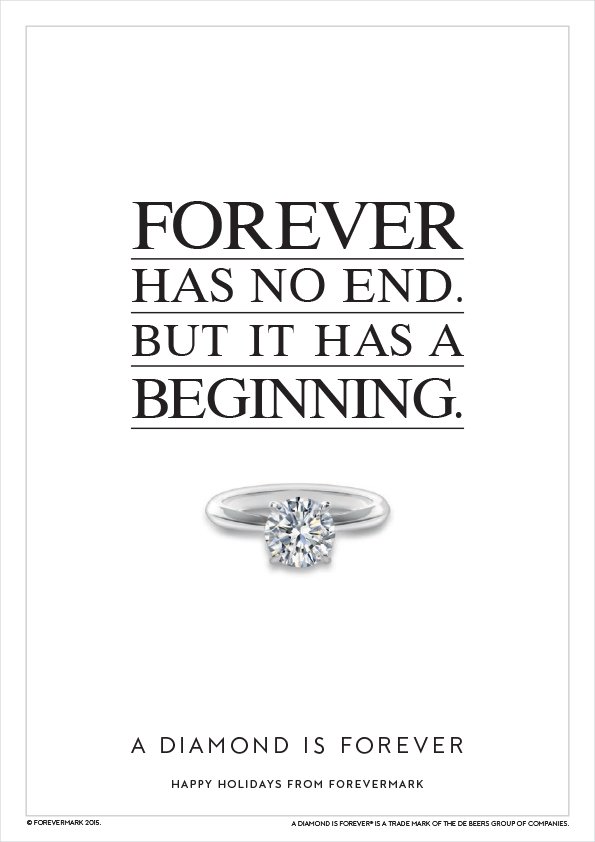 De Beers' Most Famous Ad Campaign Marked The Entire Diamond, 53% OFF
