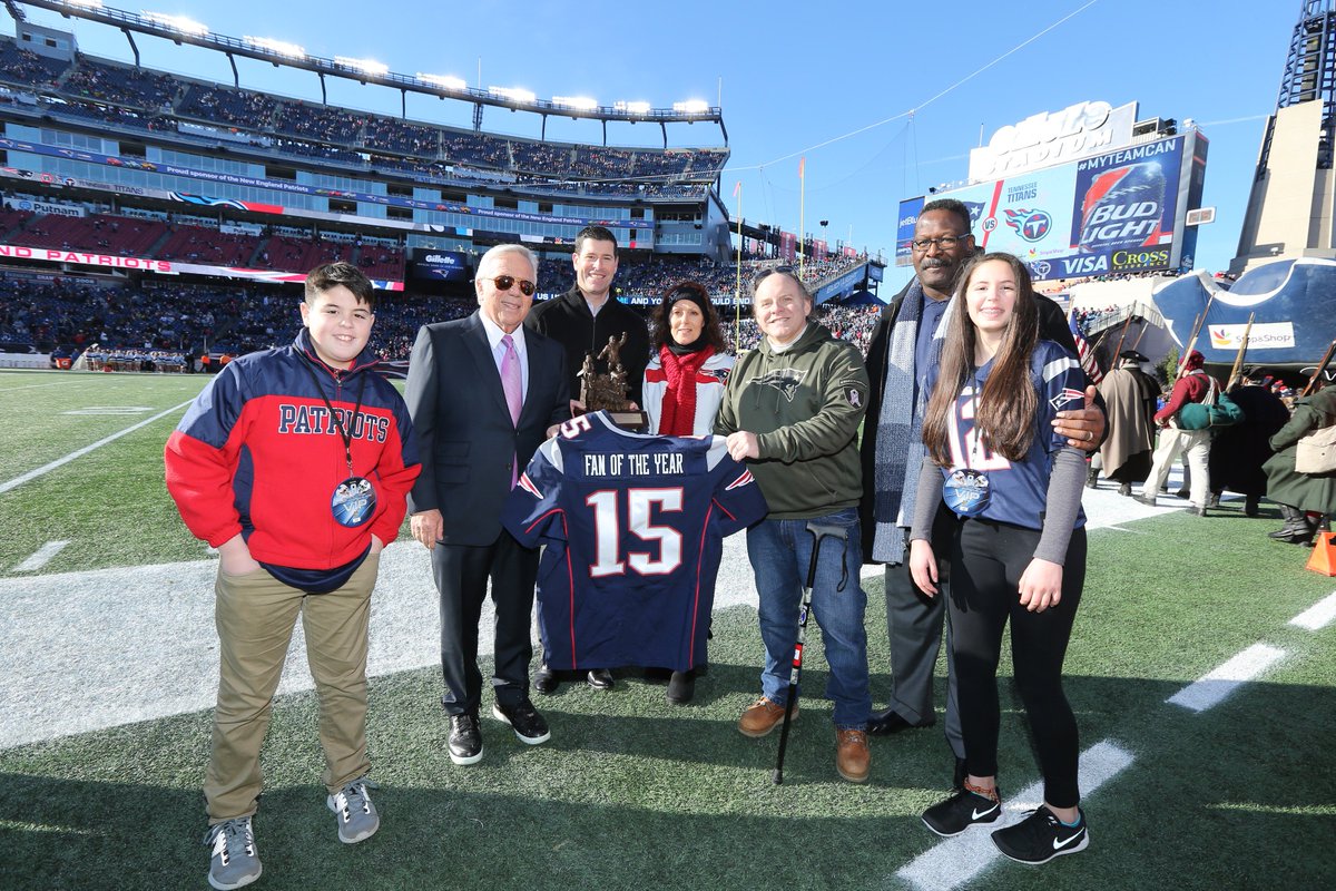 Congratulations to 2015 New England Patriots Fan of the Year Dana Bean ...