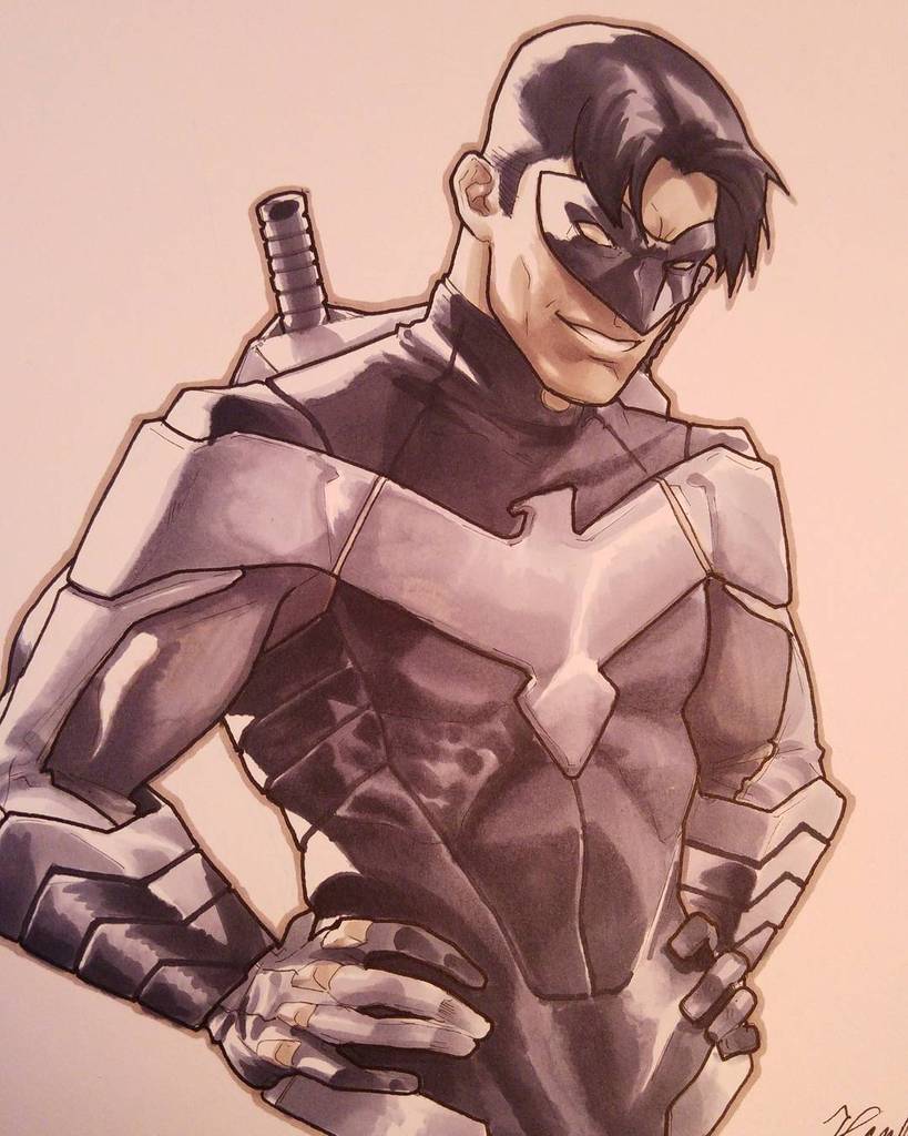 Drawings Of Nightwing