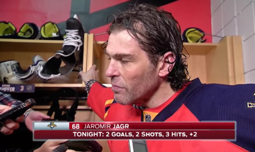 Bleacher Report On Twitter Video Jaromir Jagr Jokes Hed Rather Go