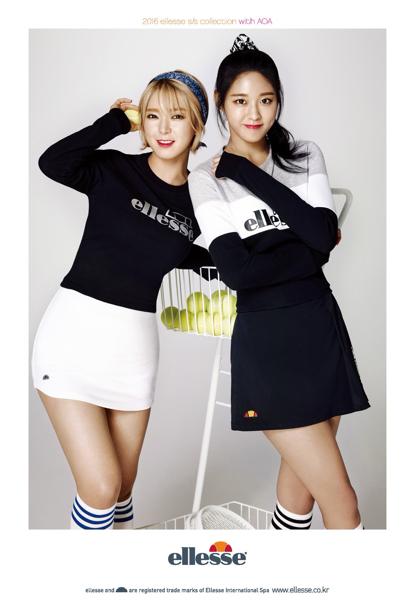 Coco 🌈 Happiness is #SUMMERMAGIC on Twitter: "[HQ PICS] ellesse with #AOA 2016 S/S Collection ...