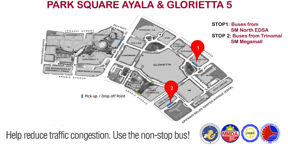 ADVISORY: Premium Point to Point Bus Service Loading/Unloading Areas ...