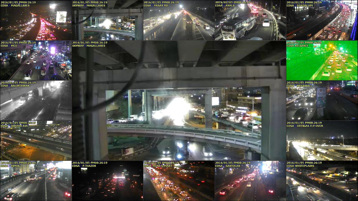 As of 8:26 PM, traffic view from EDSA Magallanes to EDSA MCU. | via ...