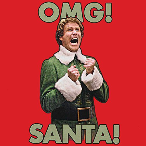 Buddy The Elf Screaming Santa