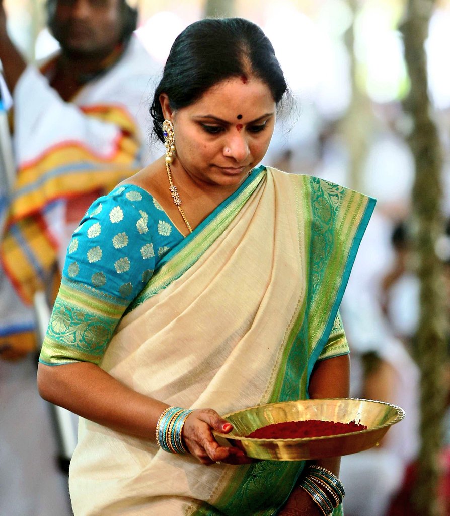 Telangana Rashtra Samithi Party Member K. Kavitha | Veethi