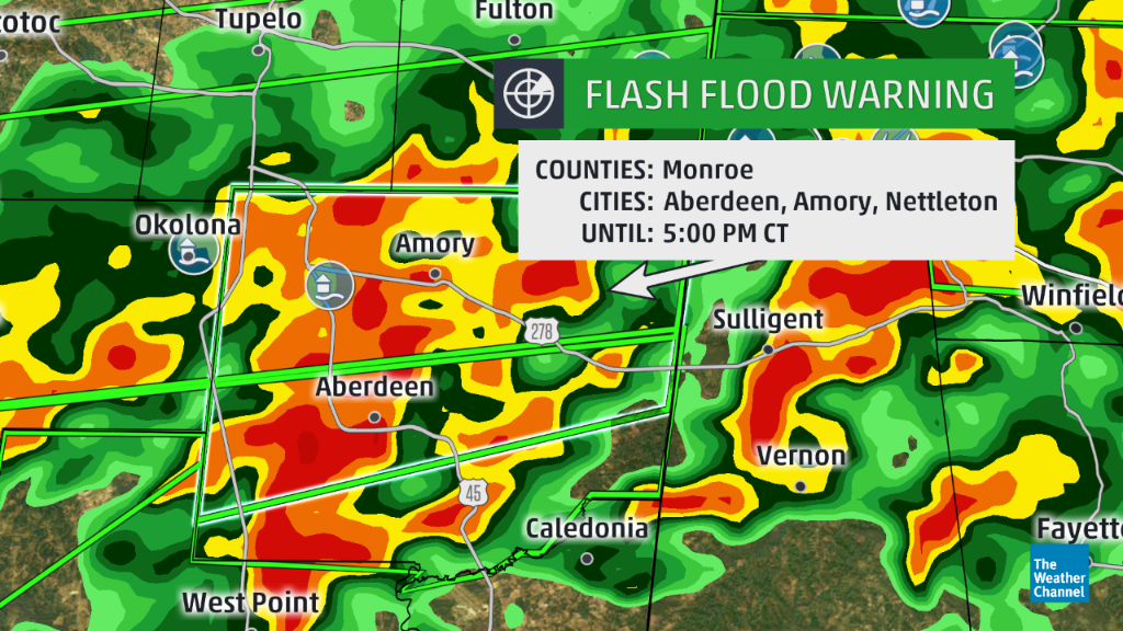 Flash Flood Emergency Issued For Northern Monroe County In Northern