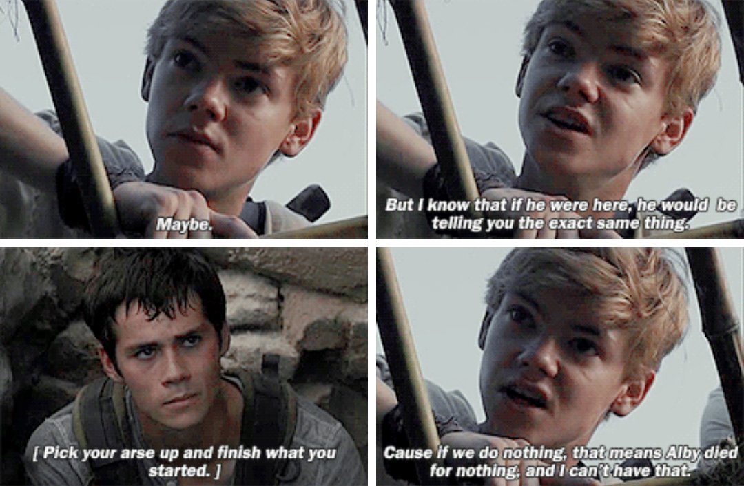 Maze Runner Newt Quotes