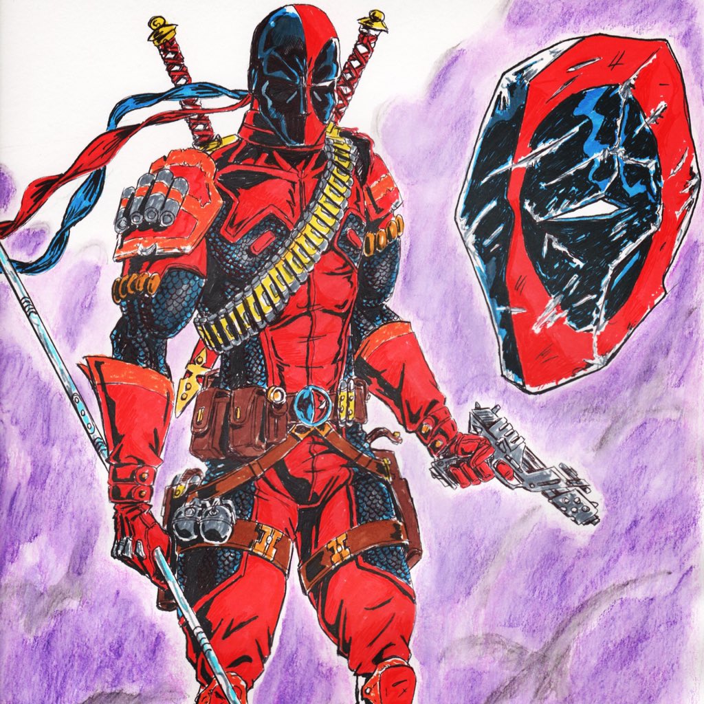 How To Draw Deadpool Vs Deathstroke