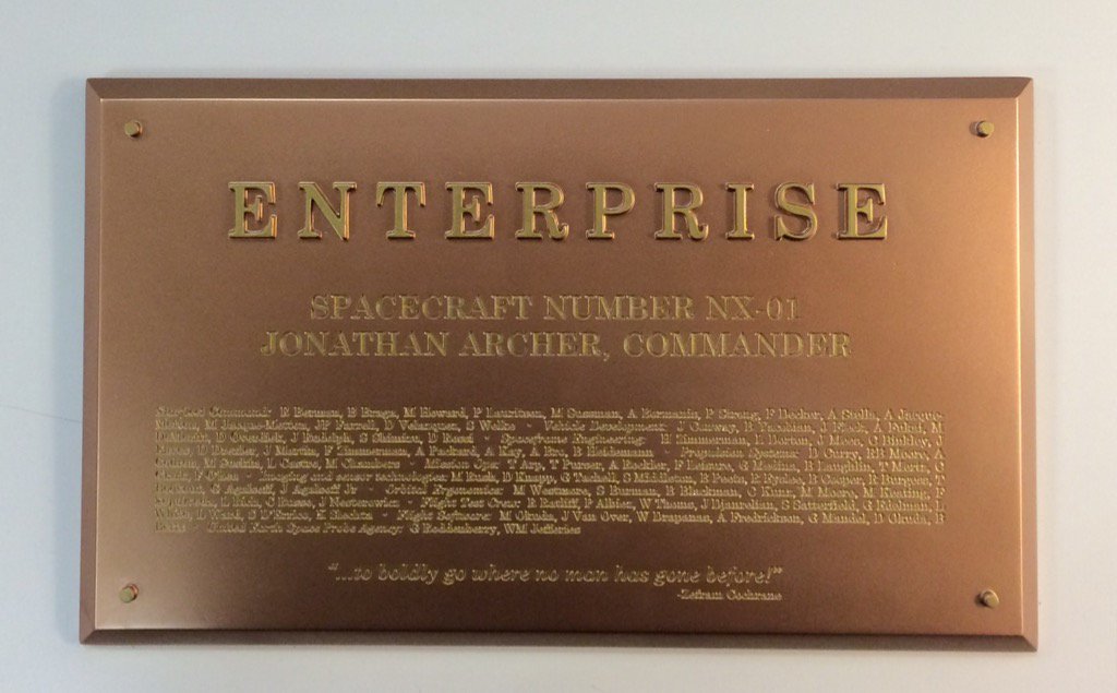 Space Probe On Plaques