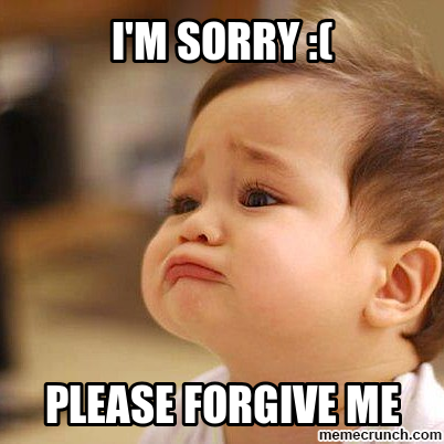 Sorry Meme Face
