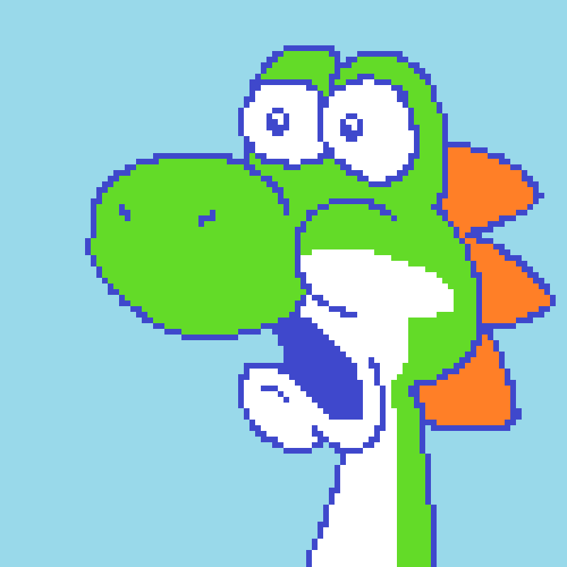 Yoshi Face Pixel