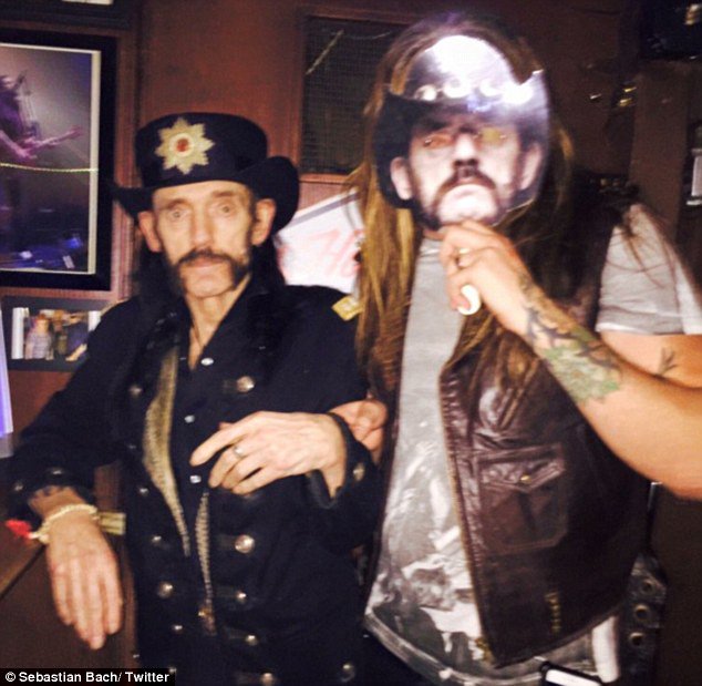 Lemmy looks frail at his 70th birthday party - just days before he died ...