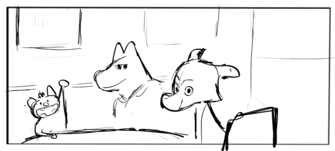 「Comic inspired by Britt's drawing of Biscuit! 」Rheaの漫画