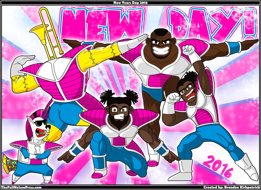 The New Day as the Ginyu Force from Dragon Ball : r/SquaredCircle