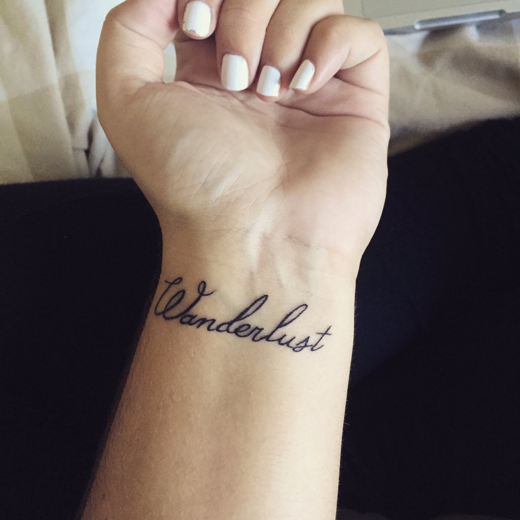 Wanderlust Tattoo Font