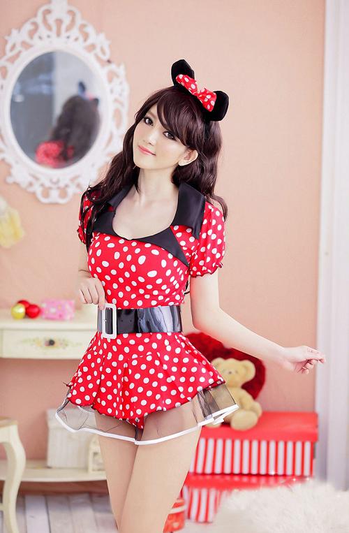 Pink Sexy Minnie Mouse Costume