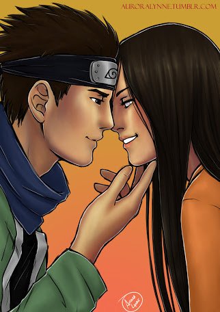 Hanabi And Konohamaru Kiss