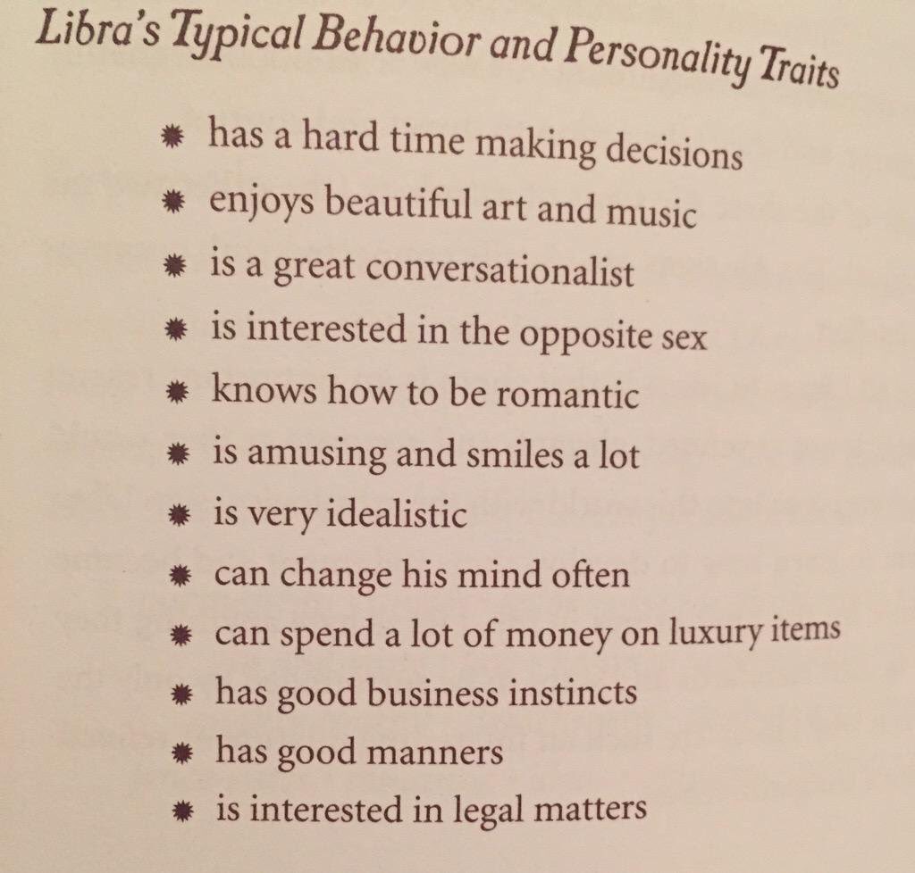 Libra Personality Traits