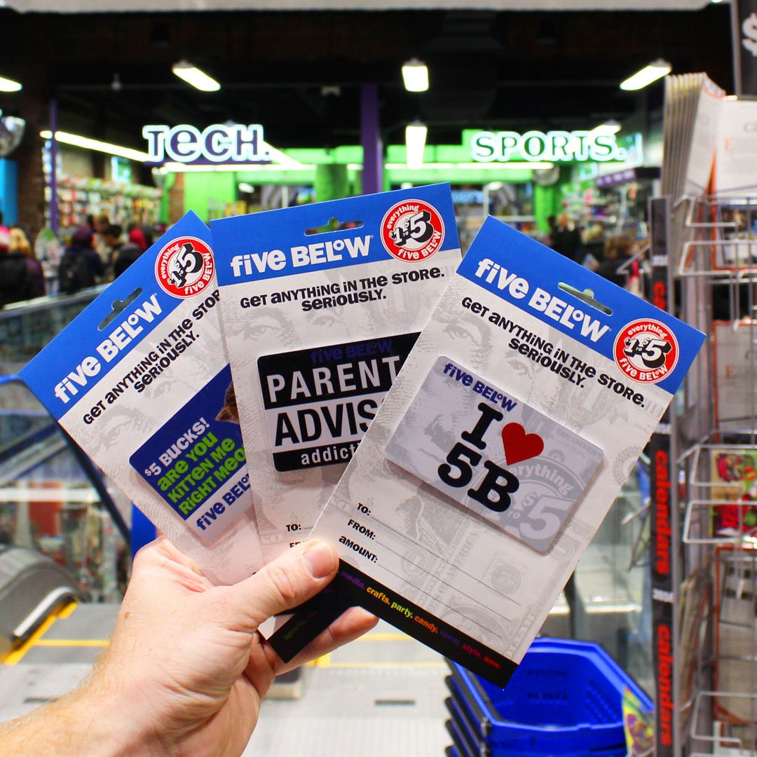 Five Below on Twitter: "Hrs left! Tag Ur it! Enter to win a $100 #fivebelow gift card, plus 3 ...