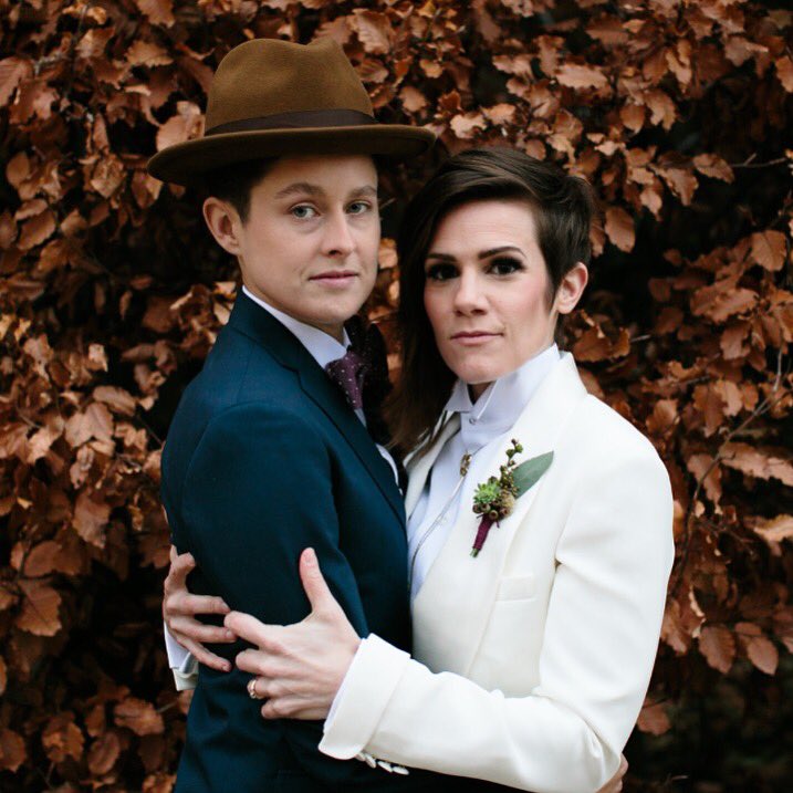 Cameron Esposito Wedding Chris Colfer, Cameron Esposito, & Alexandra