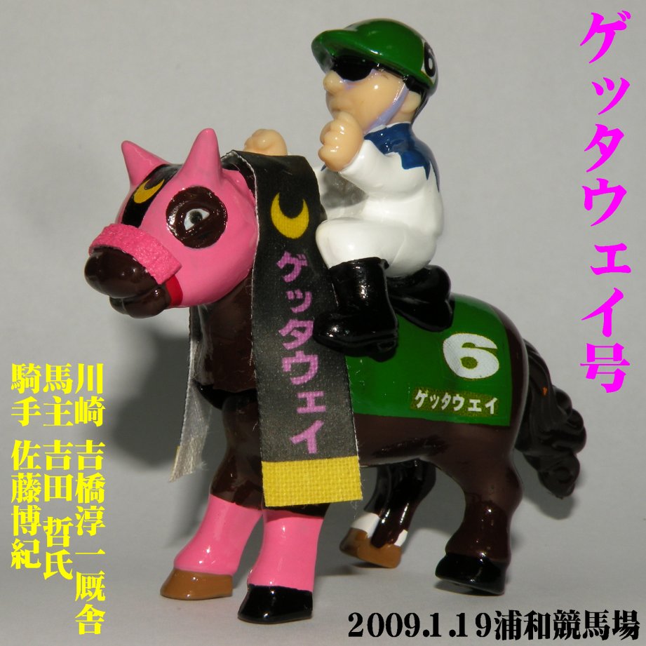 パカパカ工房 On Twitter 「あれっ、このメンコはゲッタウェイ!」桐花賞に出走していたココロノママニです。6年前に「レースで