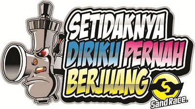 Stiker Racing Kata Kata