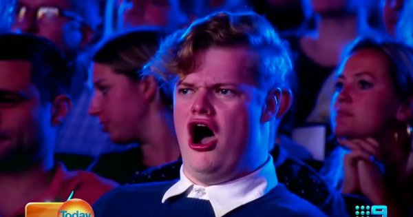 : Man's stupefied reaction to 'Australia's Got Talent' is our new fav...