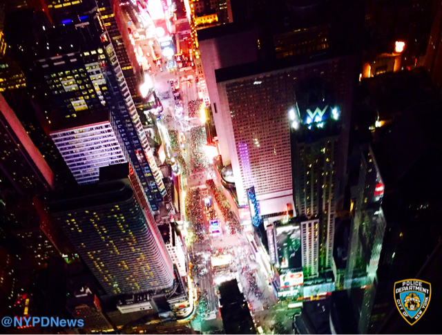 Here’s what Times Square looks like tonight. Photos courtesy NY Police ...